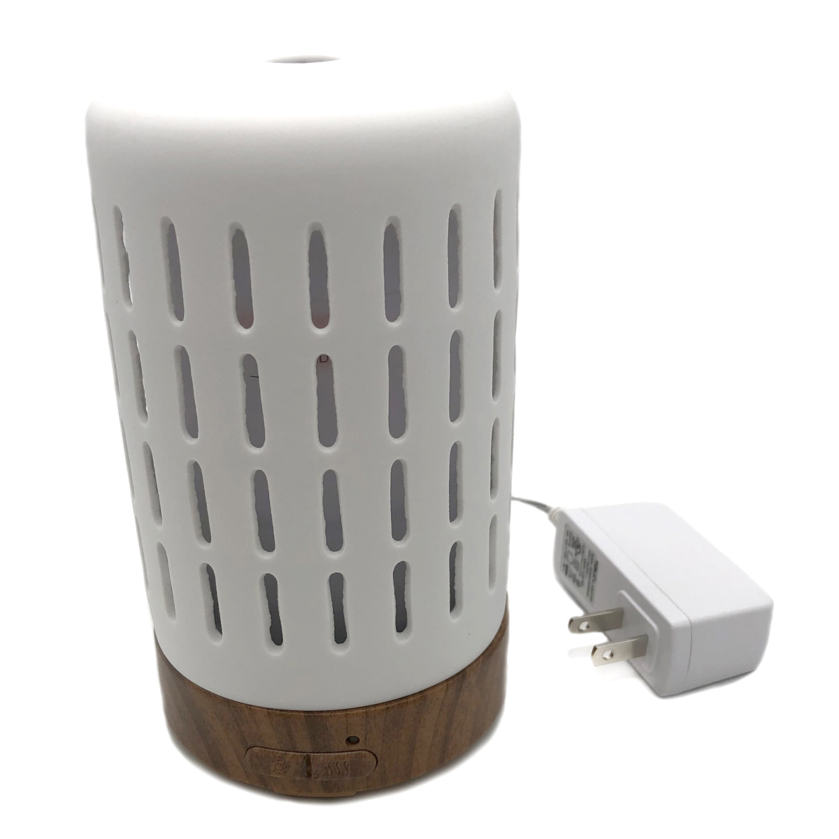 Ceramic Water Diffuser - 6.3" with Lines: Aroma-Burner.com