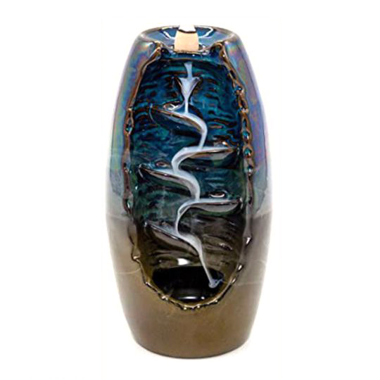Backflow Burner - 9" Blue Waterfall | Aroma-Burner.com