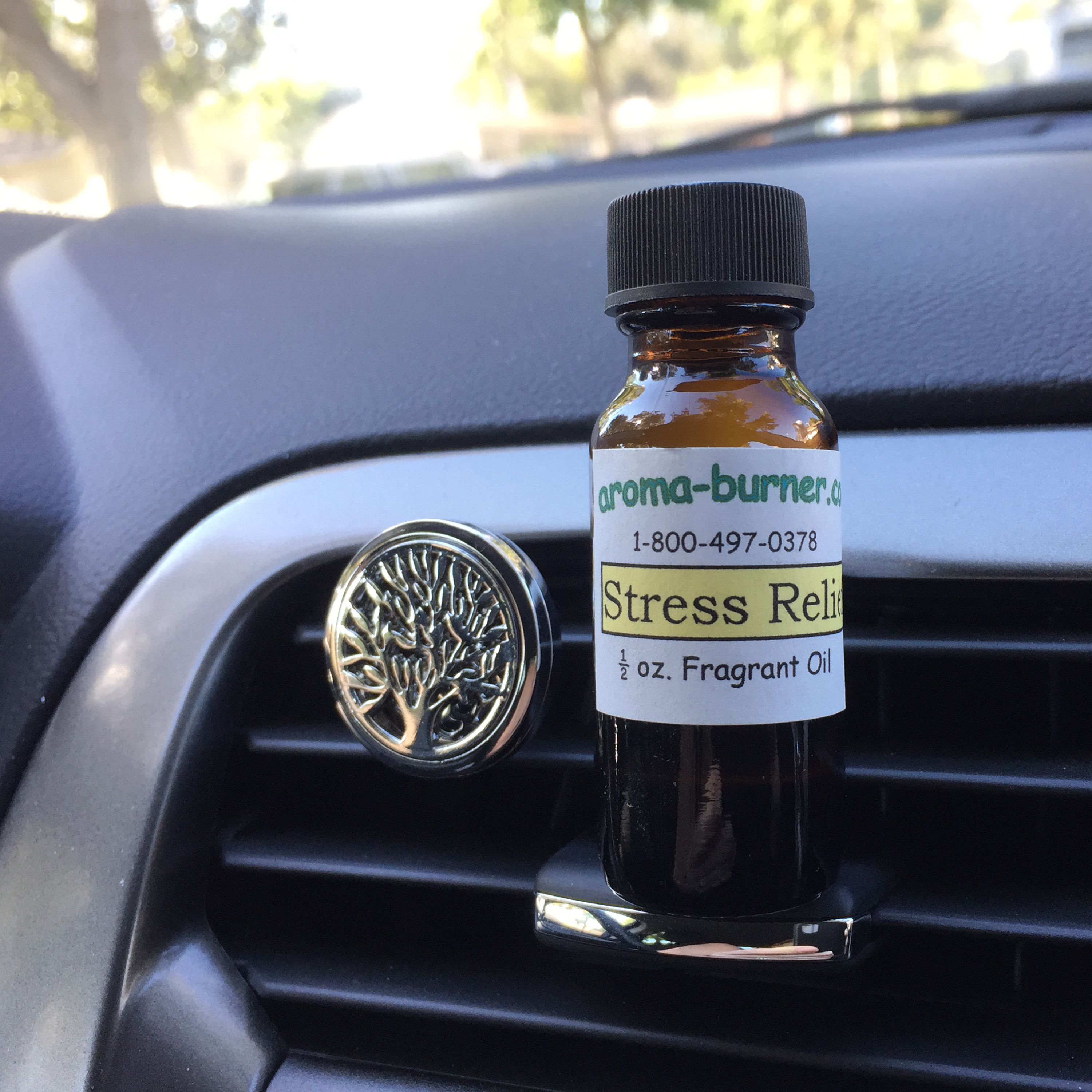 Stainless Steel Car Vent Clip Diffuser | Aroma-Burner.com